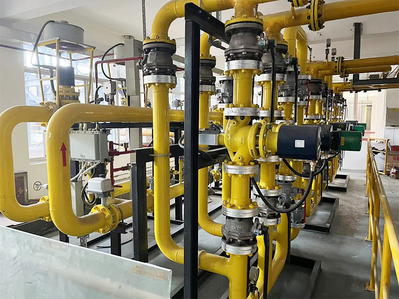 CNG Fuel Channel Combustion Skid